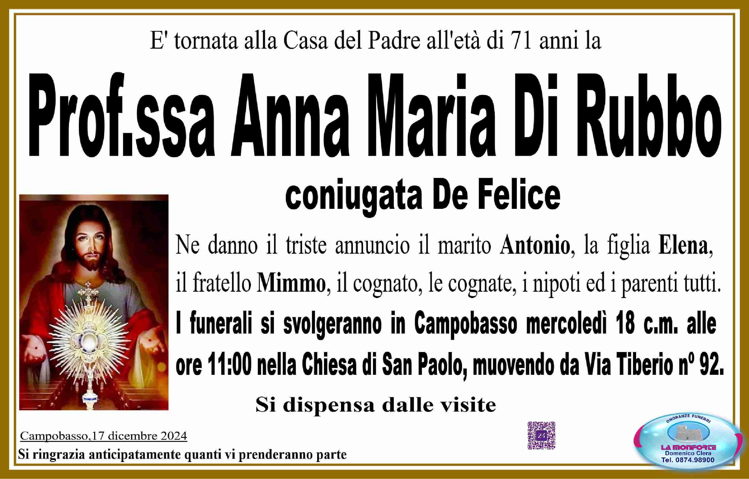 Funer24 - Anna Maria Di Rubbo Campobasso (CB)