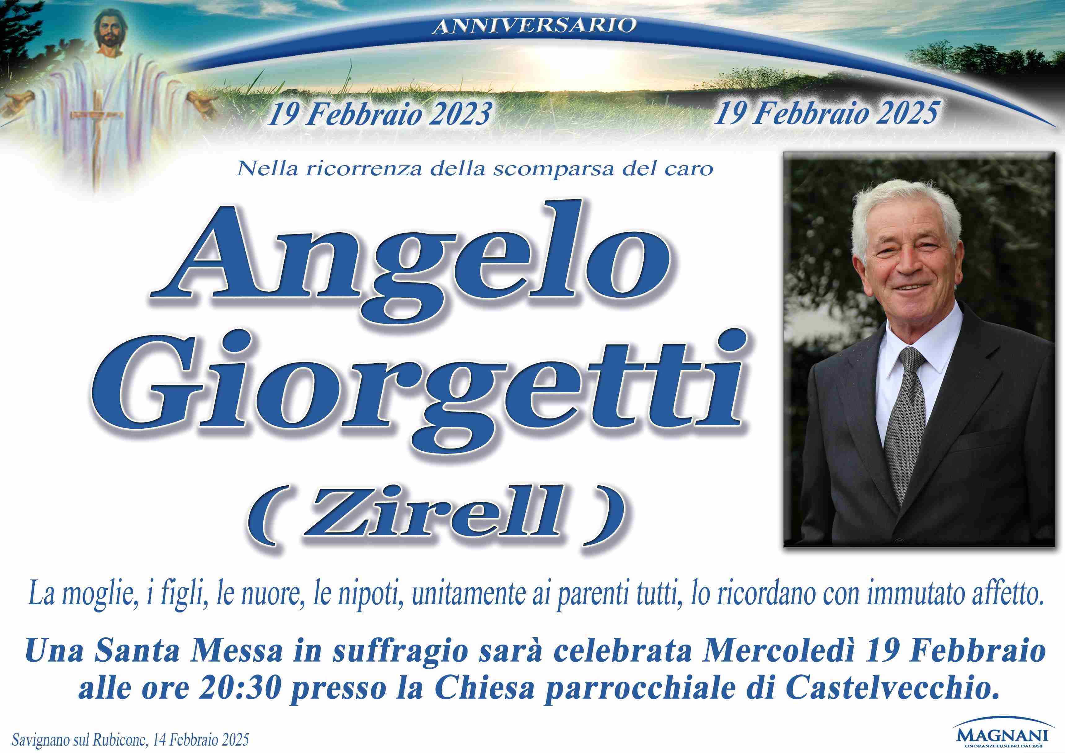 Funerali e annunci funebri a | Angelo Giorgetti - Funer24