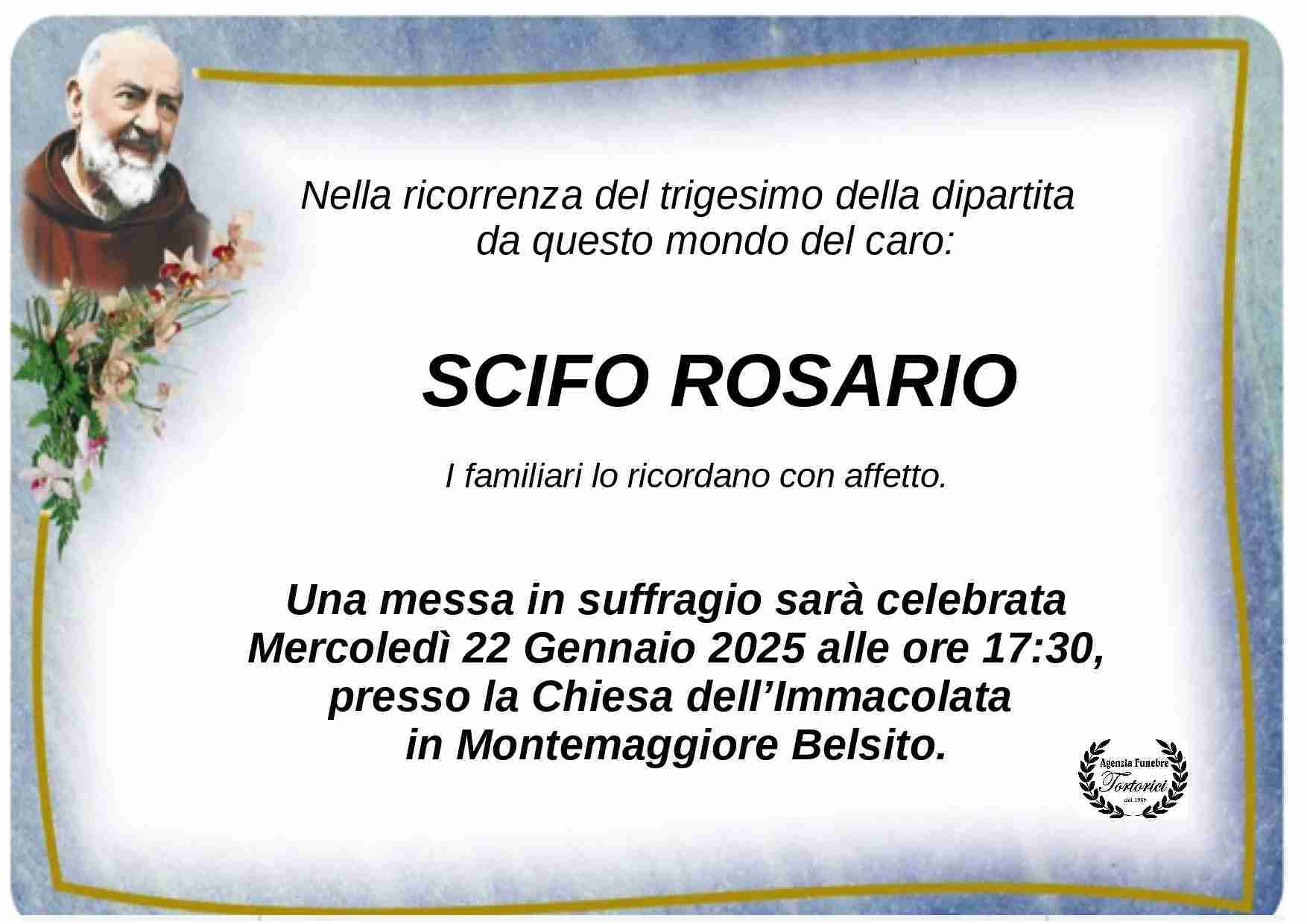 Funerali e annunci funebri a Montemaggiore Belsito | Scifo Rosario ...