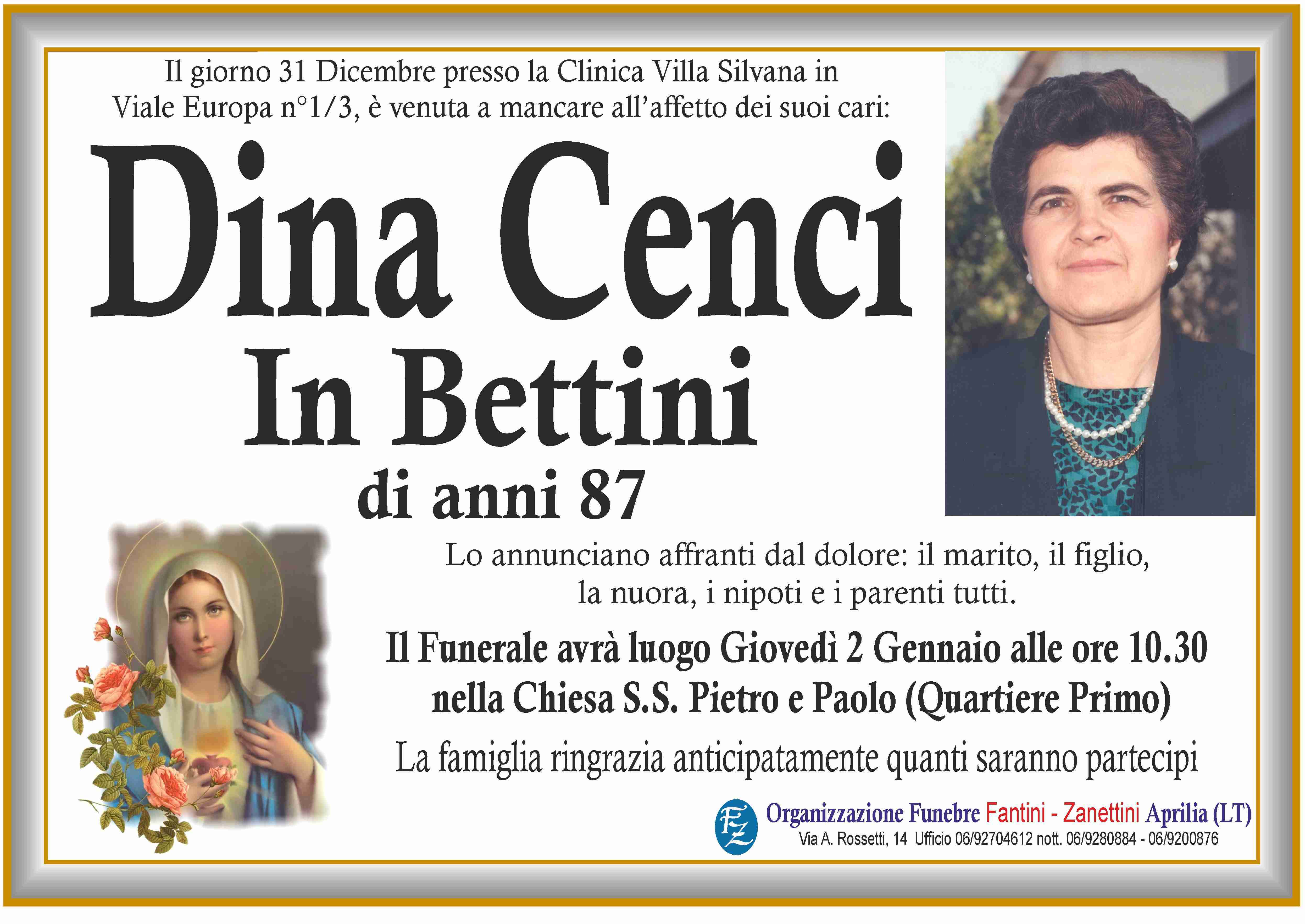 Funer24 - Dina Cenci Aprilia (LT)