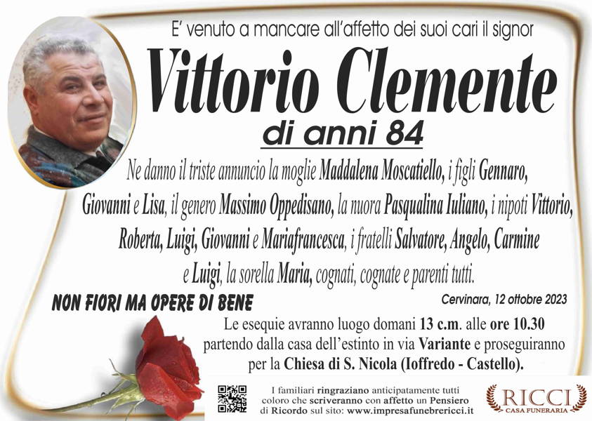 Funerali e annunci funebri a Cervinara | Vittorio Clemente - Funer24