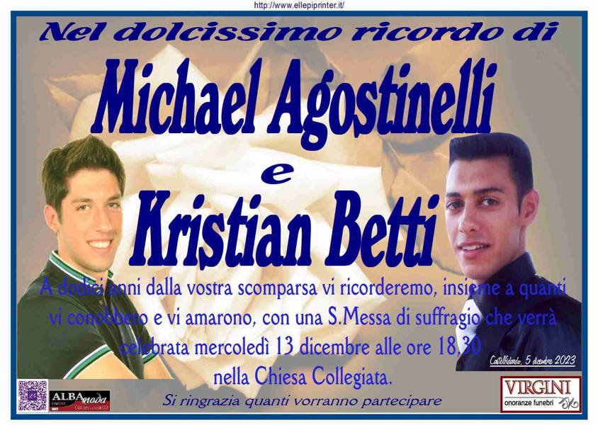 Funerali e annunci funebri a | Michael Agostinelli e Kristian Betti ...