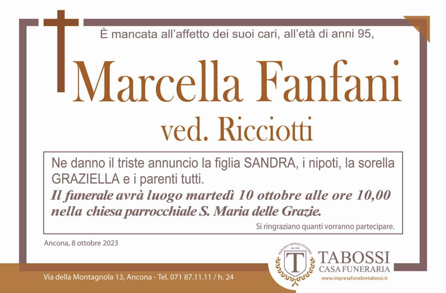 Funerali e annunci funebri a Ancona | Marcella Fanfani - Funer24