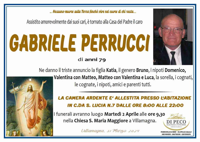 Funerali e annunci funebri a Villamagna | Gabriele Perrucci - Funer24