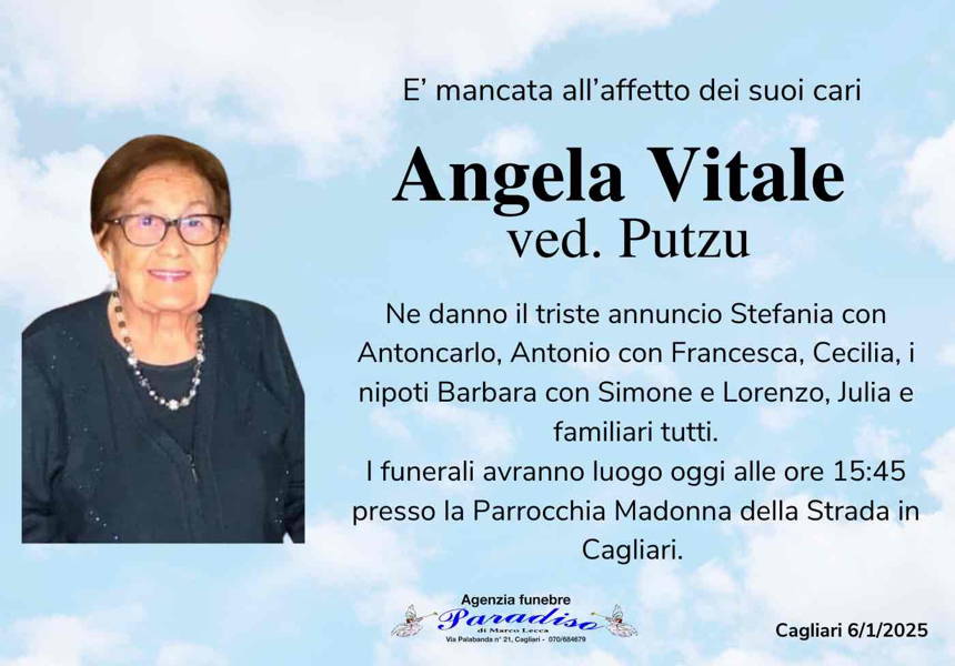 Funerali e annunci funebri a Cagliari | Angela Vitale - Funer24
