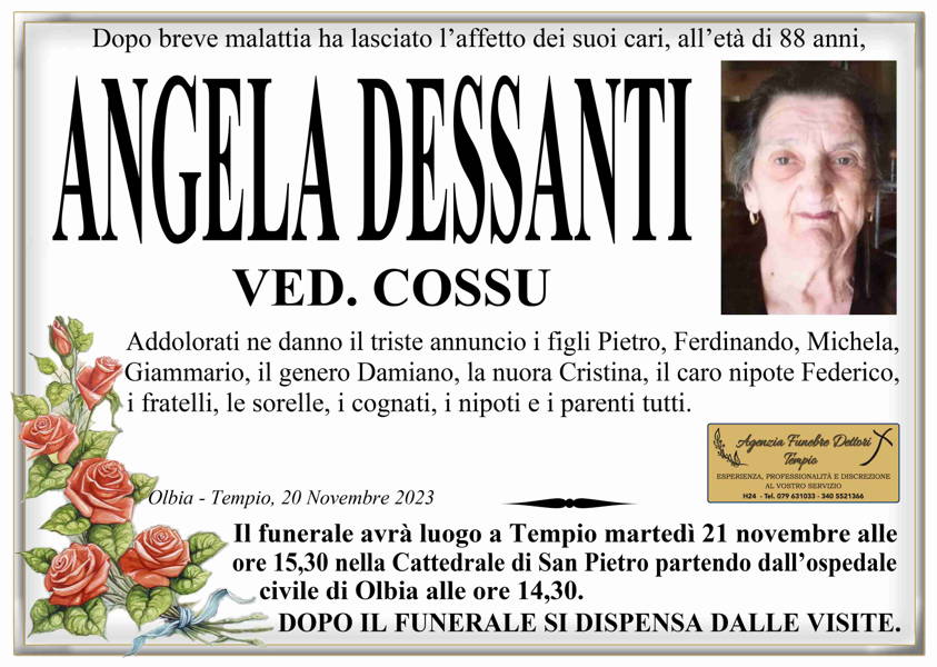 Funerali e annunci funebri a Tempio Pausania | Angelina Dessanti - Funer24