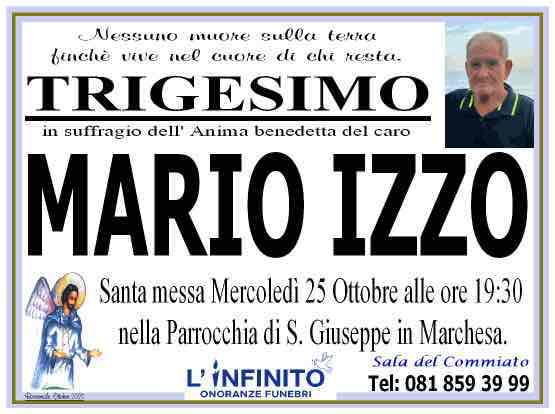 Funerali e annunci funebri a Boscoreale | Mario Izzo - Funer24