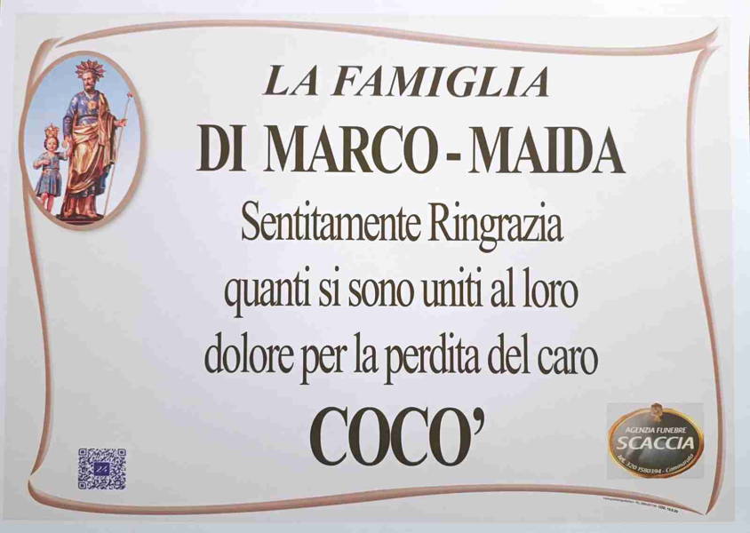 Funerali e annunci funebri a Cammarata | Nicolò Di Marco - Funer24