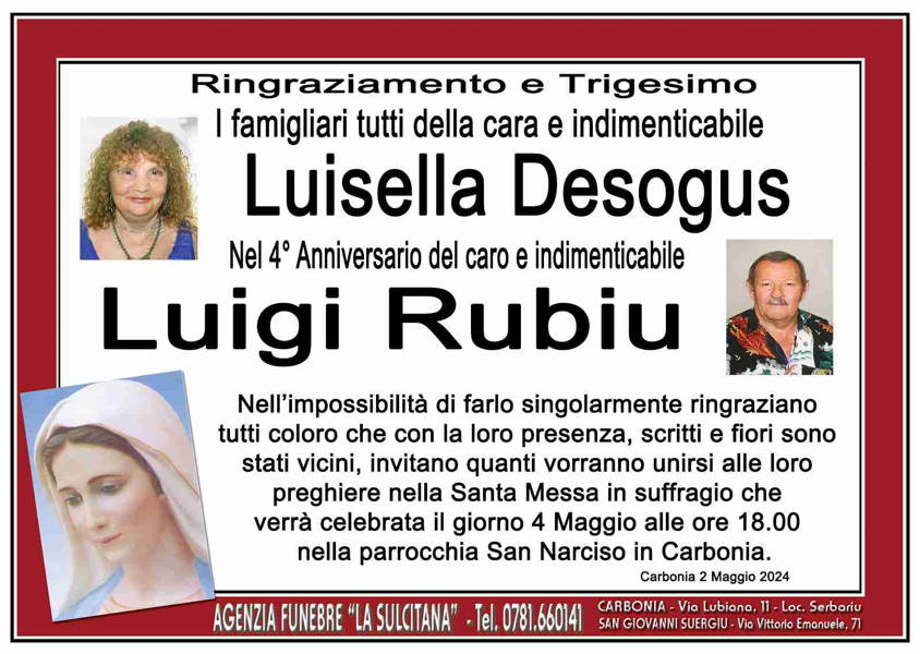 Funerali e annunci funebri a | Luisella Desogus - Funer24