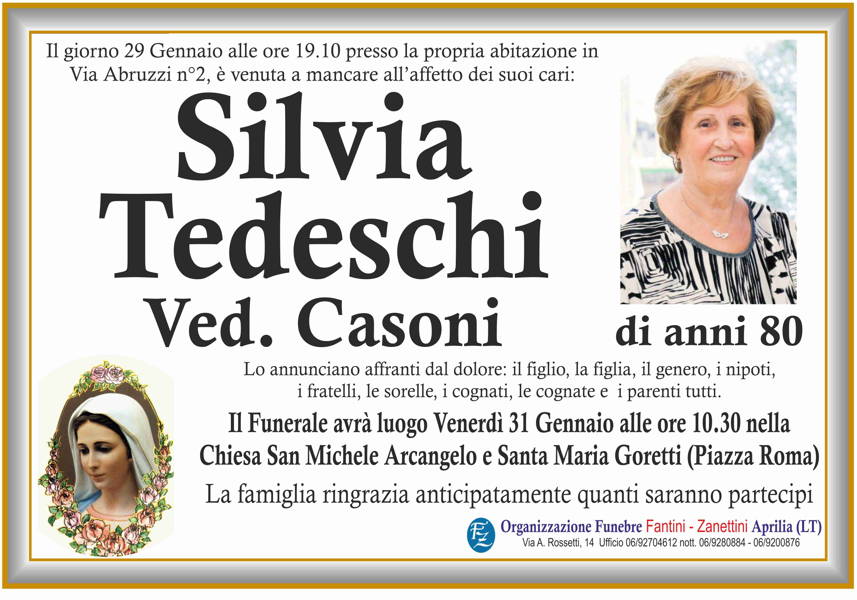 Funerali e annunci funebri a Aprilia | Silvia Tedeschi - Funer24
