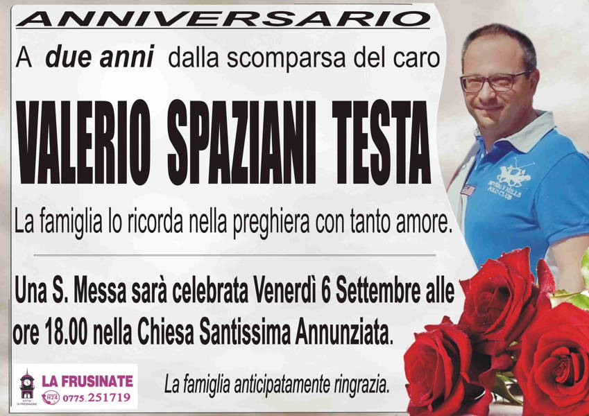 Funerali e annunci funebri a Frosinone | Valerio Spaziani Testa - Funer24