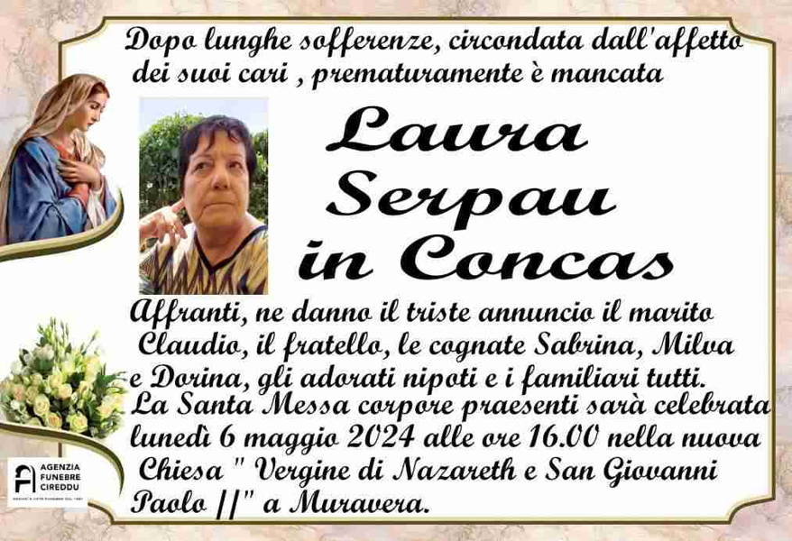 Funerali e annunci funebri a Muravera | Serpau Laura Anna Maria - Funer24
