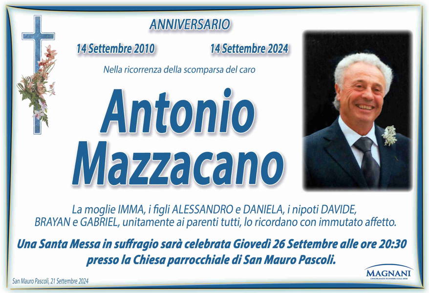 Funerali e annunci funebri a | Antonio Mazzacano - Funer24