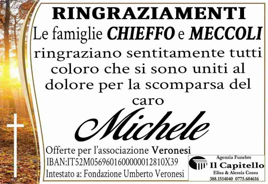 Funerali e annunci funebri a Ceccano | Michele Chieffo - Funer24