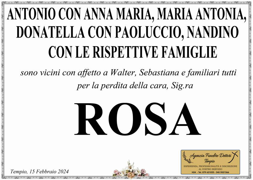 Funerali e annunci funebri a | Rosa Saba - Funer24