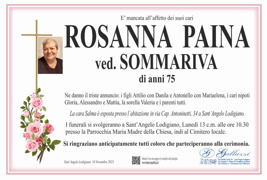 Funerali e annunci funebri a Sant'Angelo Lodigiano | Rosanna Paina ...
