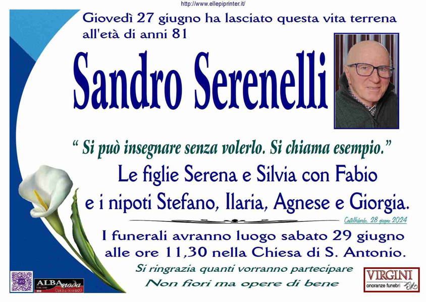 Funerali e annunci funebri a Castelfidardo | Sandro Serenelli - Funer24