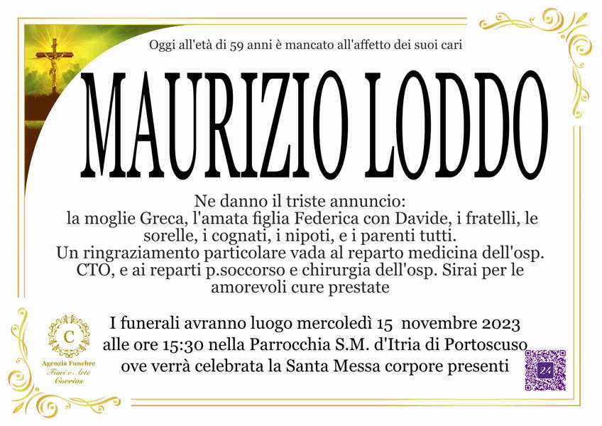 Funerali e annunci funebri a Portoscuso | Maurizio Loddo - Funer24
