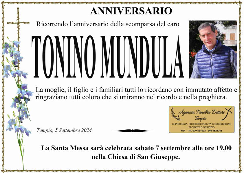 Funerali e annunci funebri a | Tonino Mundula - Funer24