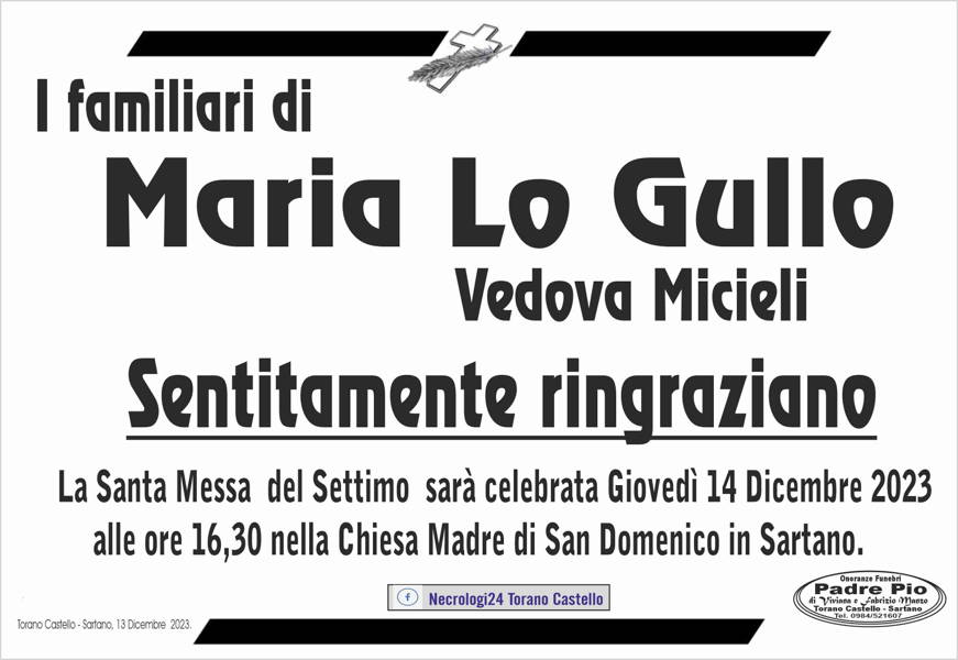 Funerali e annunci funebri a Torano Castello | Maria Lo Gullo - Funer24