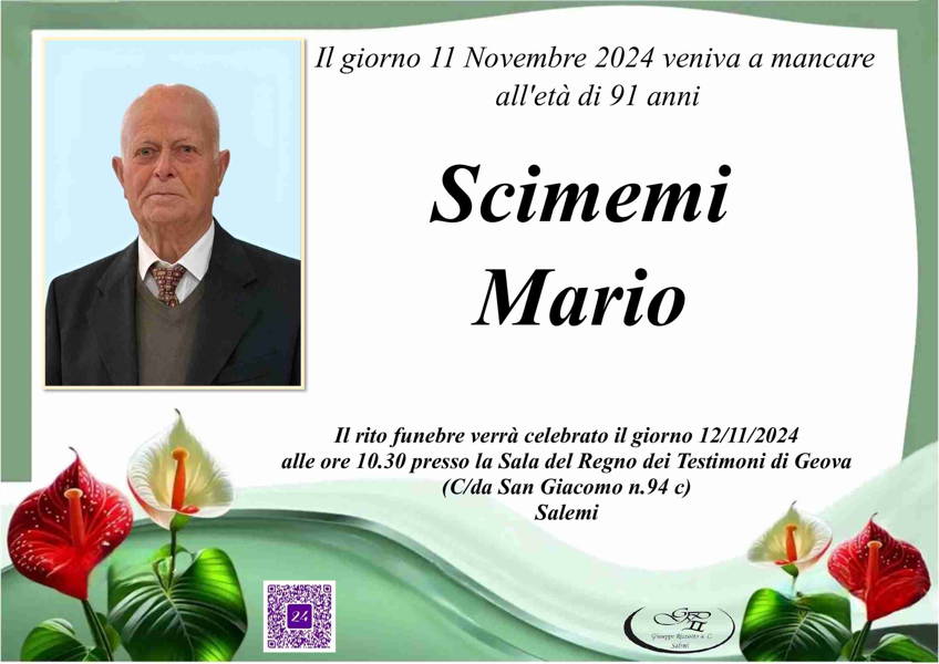 Funerali e annunci funebri a Salemi | Mario Scimemi - Funer24