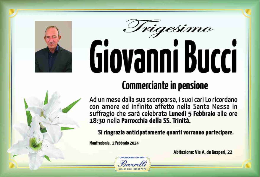 Funerali e annunci funebri a Manfredonia | Giovanni Bucci - Funer24