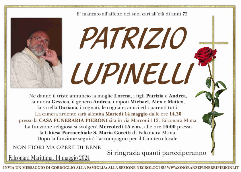 Funerali e annunci funebri a Falconara Marittima | Patrizio Lupinelli ...