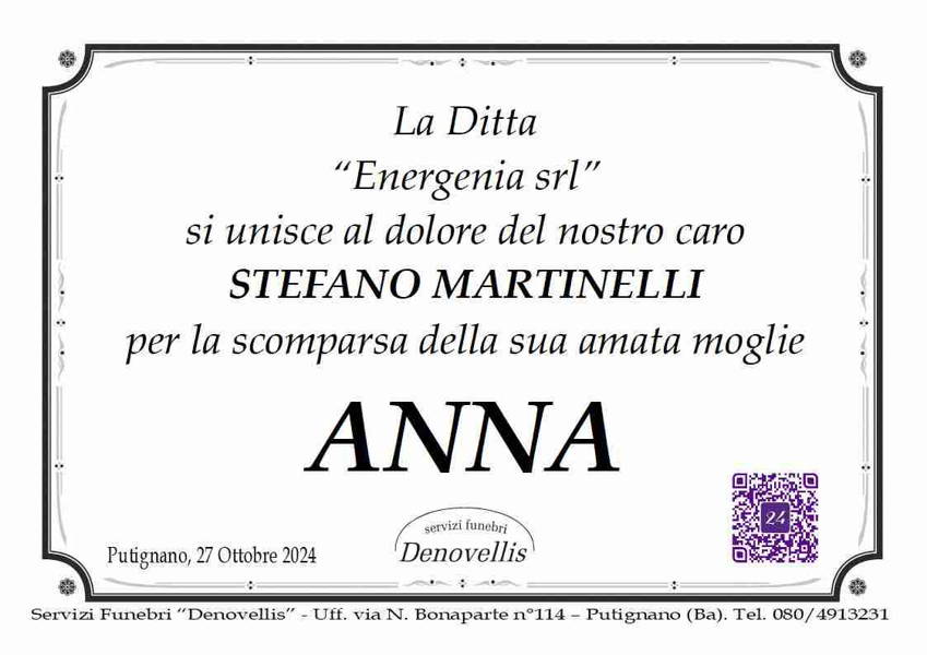 Funerali e annunci funebri a Putignano | Anna Pierno - Funer24