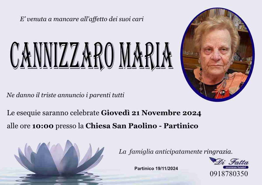 Funerali e annunci funebri a Fara Gera d'Adda | Maria Cannizzaro - Funer24