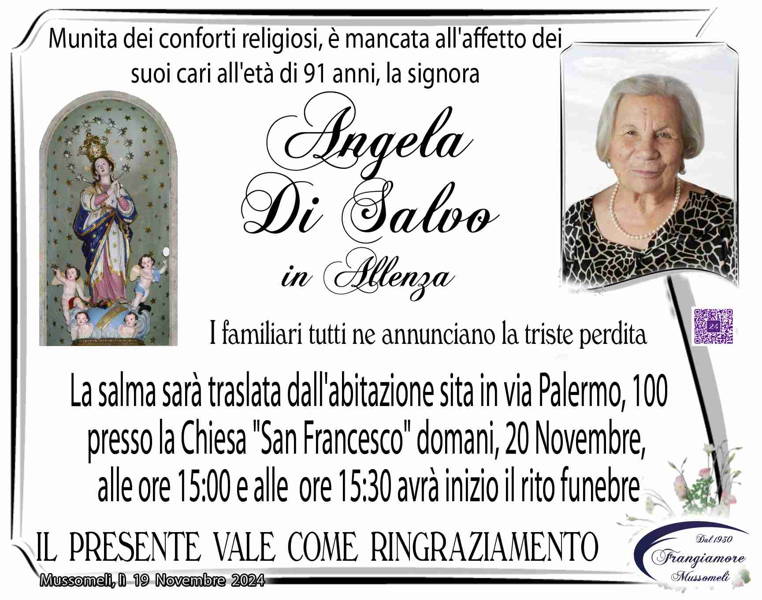 Funerali e annunci funebri a Mussomeli | Angela Di Salvo - Funer24